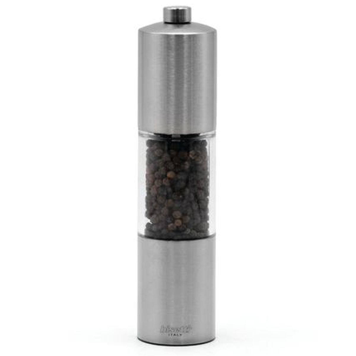 Bisetti Terni Acrylic & Stainless Steel Pepper Mill, 7-1/2-Inches ...